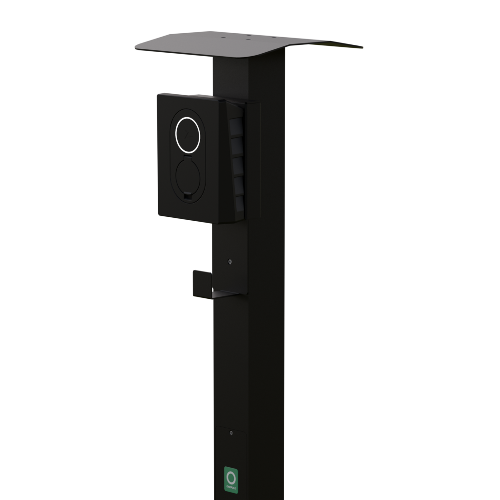 Onepole Stativ For Zaptec Go Hurum Kraft onepole-stativ-for-zaptec-go-hurum-kraft